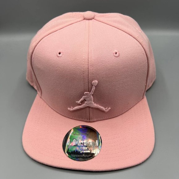 Jordan | Accessories | Air Jordan Hat Men Pink Jumpman Embroidered Logo ...